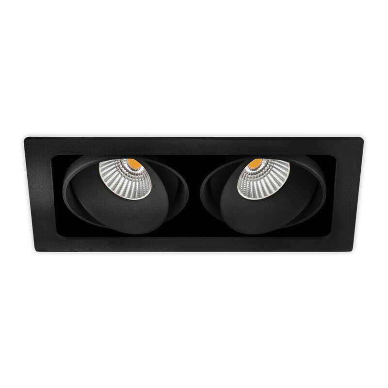 Directional LED spotlight Twist Double 2x7W de Arkoslight| Aiure