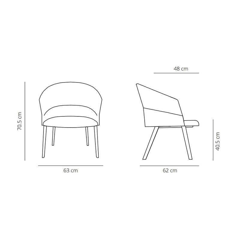 Copa design armchair by Viccarbe | AiureDeco