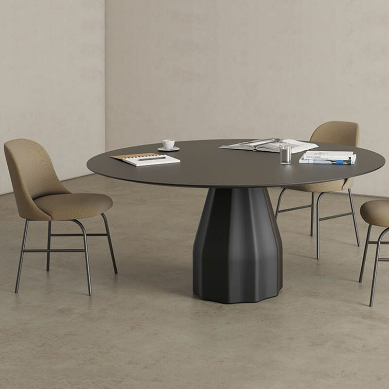 Burin circular table by Viccarbe | AiureDeco