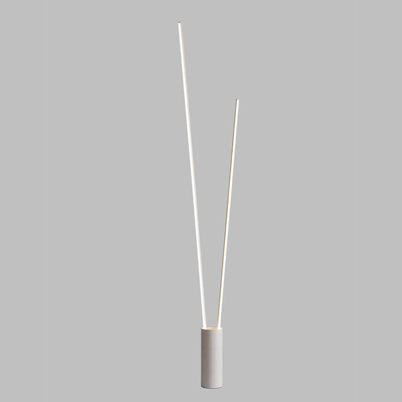 Minimalist LED floor lamp Vertical 2 lights by Mantra | Aiure