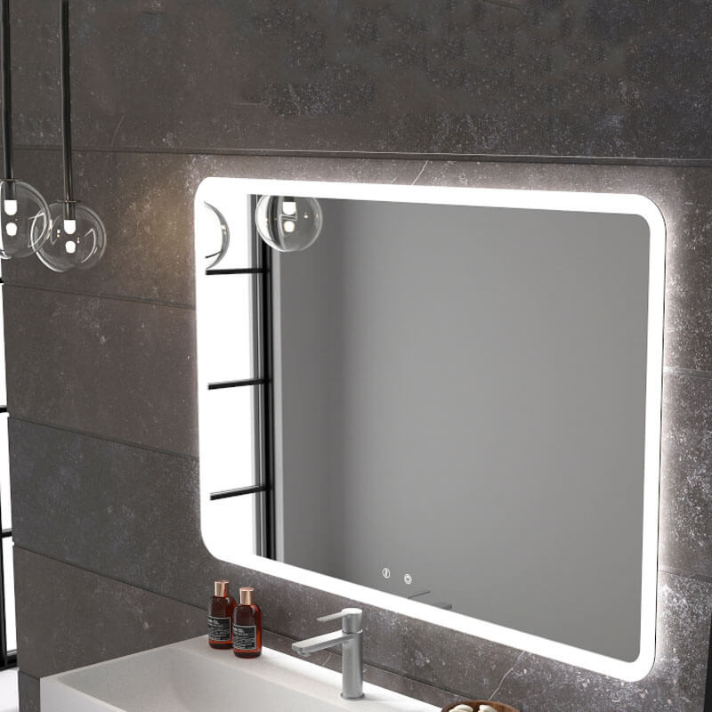 Espejo de pared Mykonos con luz LED de Eurobath | Aiure
